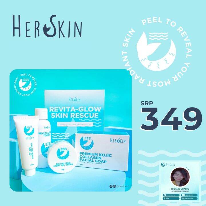 HerSkin - Revita-Glow Skin Rescue (Rejuvenating Set) With Freebie ...