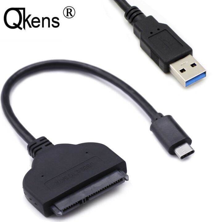 USB 3.0 / Type C To SATA Cable 22pin TypeC Data Transfer Cord Adapter ...