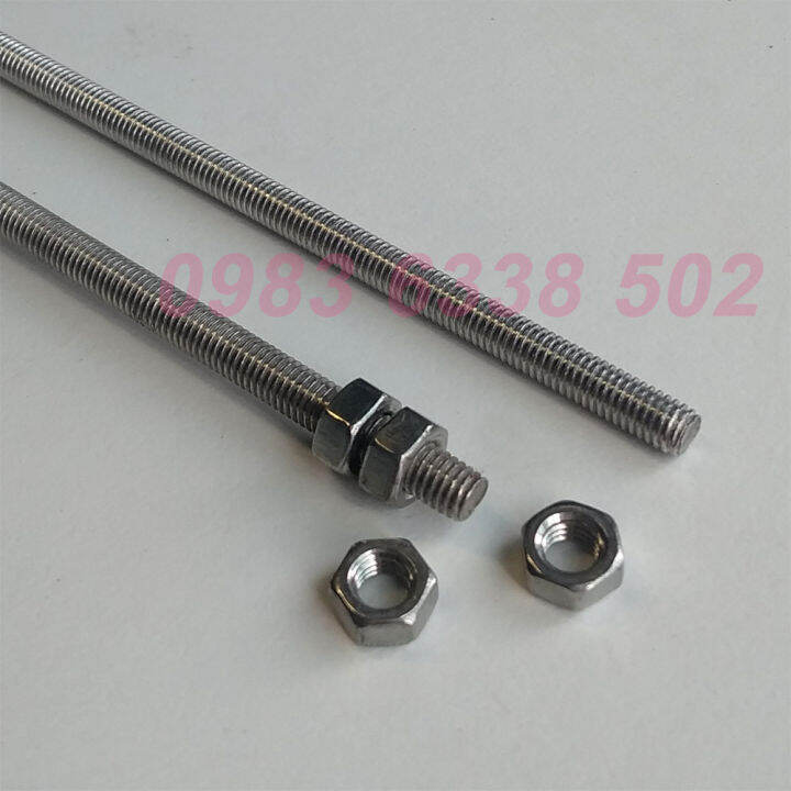 Que inox có ren đường kính 5mm tyren inox | Lazada.vn