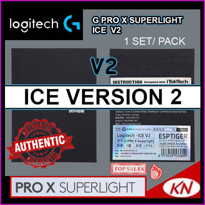 [OLD Version 2] [G Pro X Superlight] [Ice Version 2] (1 set/pack) Tiger ...