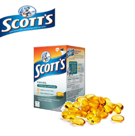 Scotts Fish Oil 1000mg 60s (Original) | Lazada