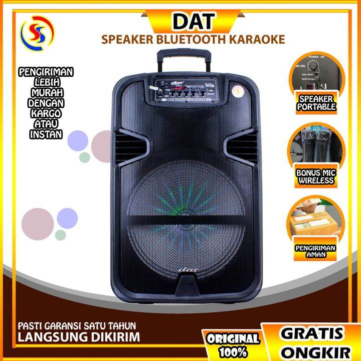 Speaker Karaoke Speaker Bluetooth Speaker Portable Dat DT 1511 ECO ...