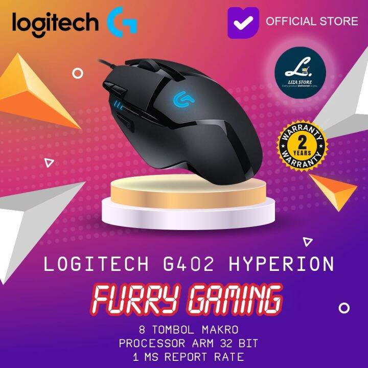 Mouse Logitech G402 Hyperion Fury Gaming | Lazada Indonesia