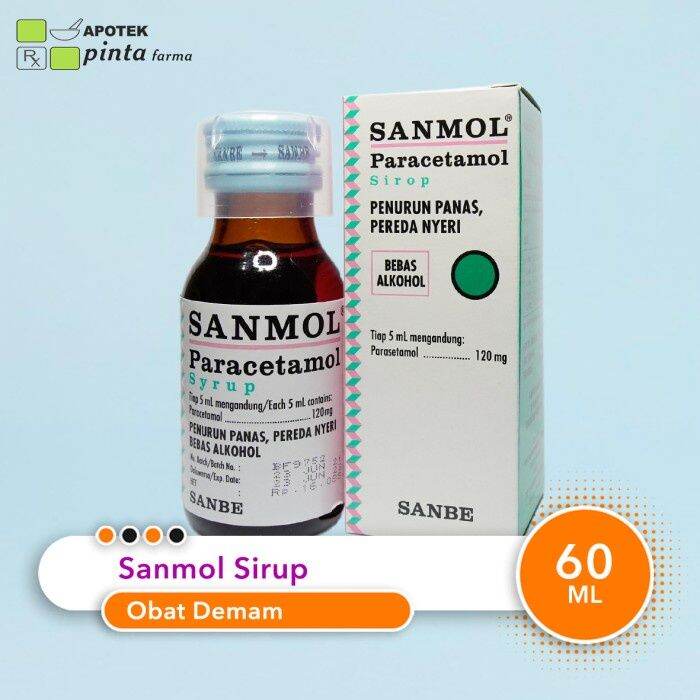 Sanmol Sirup 60 ml | Lazada Indonesia