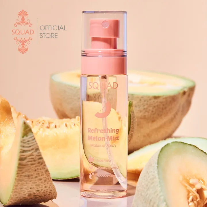 Moisturizing Treatment Mist Squad Cosmetics Refreshing Melon Mist ...