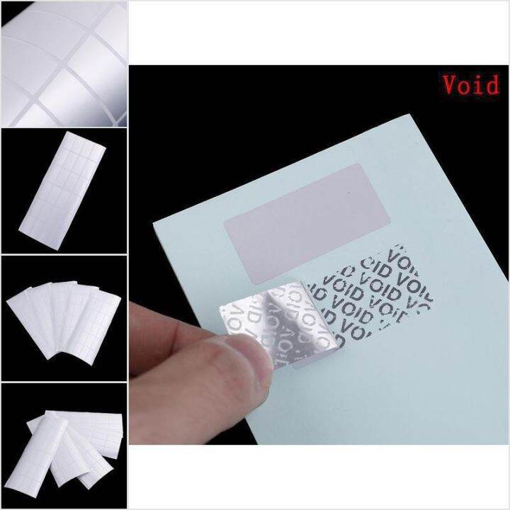 gloriay SKPH 100Pc security seal tamper proof warranty void label stickers matte silver SHAKANG ...