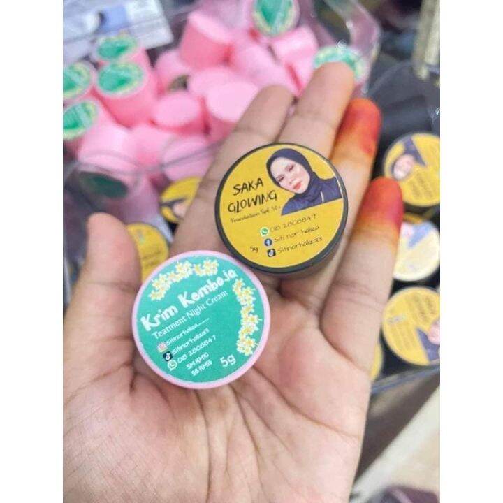 SAKA GLOWING FOUNDATION SPF50 FULL COVERAGE|KRIM KEMBOJA KUNYIT - 5G ...