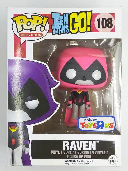 Funko Pop Teen Titans Go - Raven In Pink #108 (กล่องมีตำหนินิดหน่อย ...