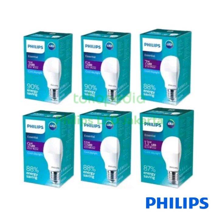 Lampu Led Philips Essential 7w Putih | Lazada Indonesia