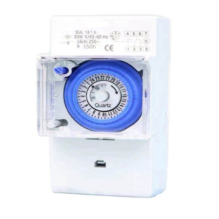 24 Hours Time Switch Relay Electrical Programmable Timer Plastic