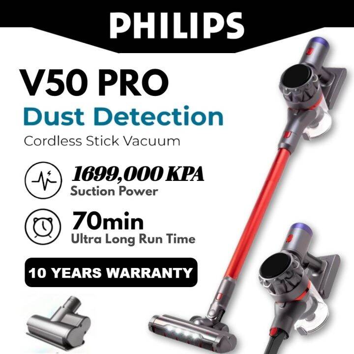 PHILIPS CORDLESS VACUUM V50 PRO/V30 PRO/V10 PRO/K8 PRO/K7 PRO POWERFUL ...