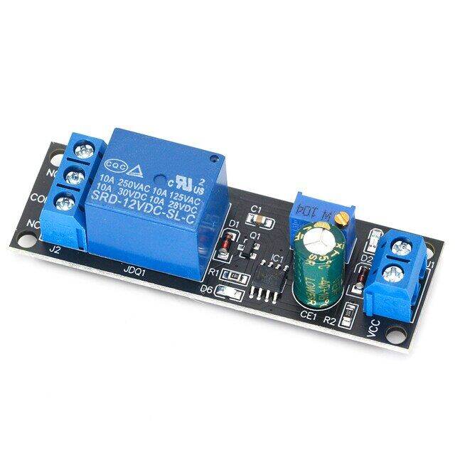 DC 12V Timer Delay Relay Shield Module NE555 Timer Switch Adjustable ... DC 12V Timer Delay Relay Shield Module NE555 Timer Switch Adjustable ...