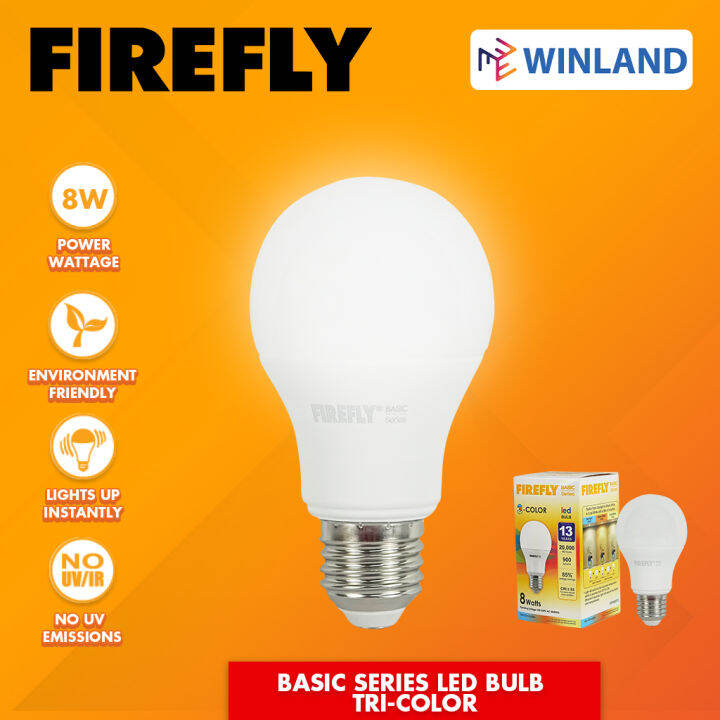 FIREFLY by Winland Basic Series LED Bulb Tri-Color Functional LED Lamp ...