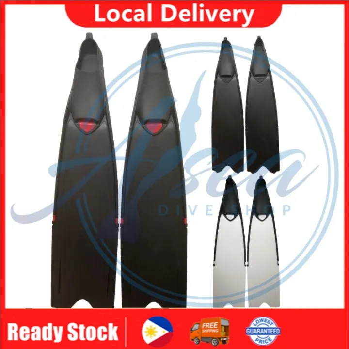 High Quality WAVE Freediving Spearfishing Plastic Long Fins Ready Stock ...