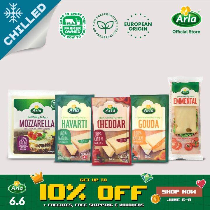 Arla Natural Cheese Chunks 200g All Variants | Lazada PH