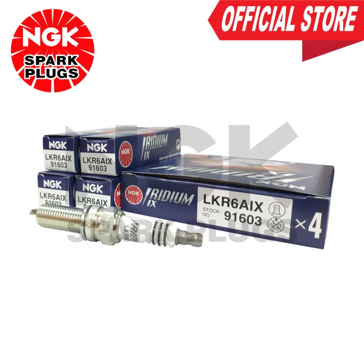 NGK LKR6AIX Iridium IX Spark Plug Set of 4 | Lazada PH
