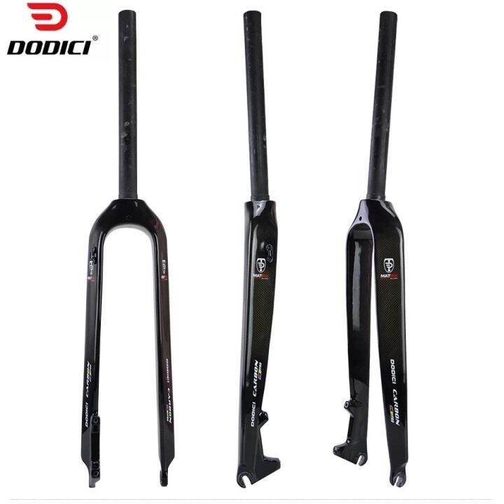 DODICI 3K Carbon Fiber MTB Bicycle Fork Straight Pipe 26/27.5/29 Inch ...