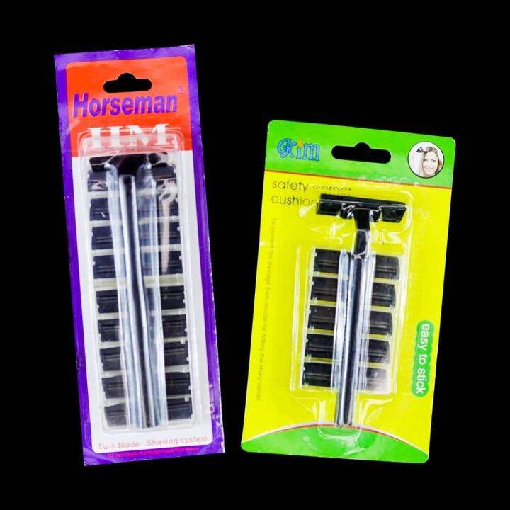 Disposable Double Cutting Action Long Handle Shaver Razor Blade Shaving ...