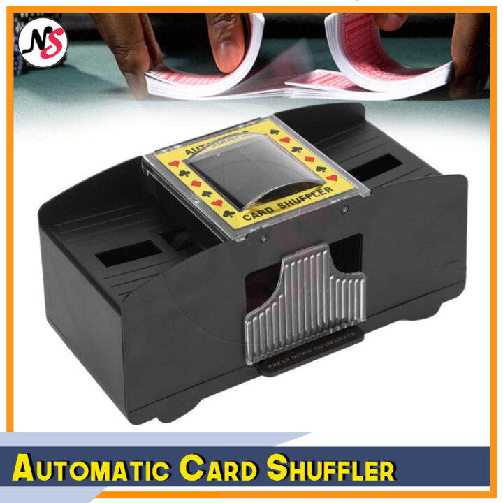 Automatic Card Shuffler 2 Decks Poker Card Shuffler Playing Shuffling ...