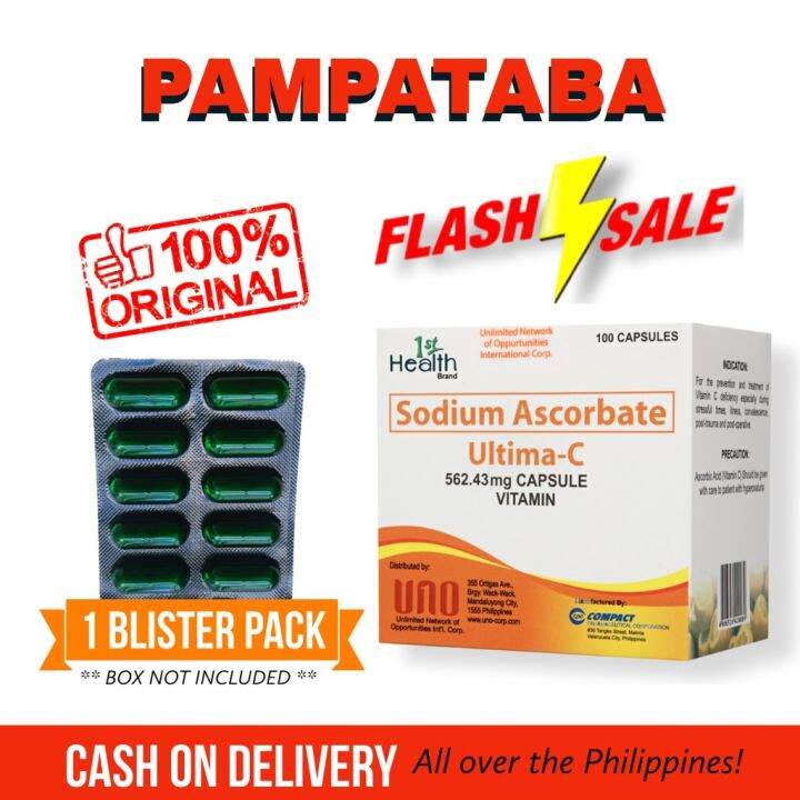 thfh Ultima C Vitamins Safe For Kids and Adults 10 Capsules | Lazada PH