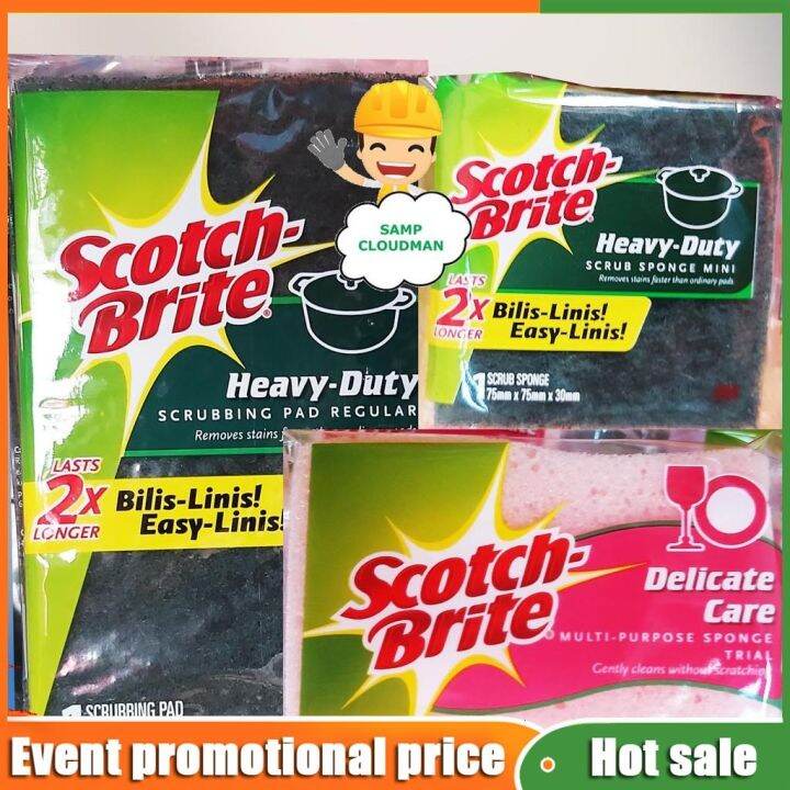 Scotch Brite Scrubbing Pad Scrub Sponge Sponge Stainless Steel Scrubs ...