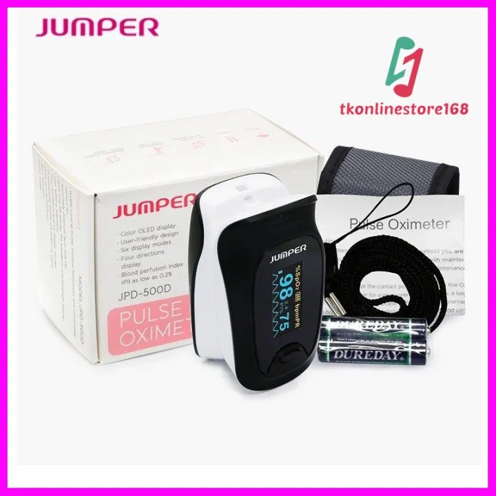 บริการเก็บเงินปลายทาง เครื่องวัดออกซิเจนปลายนิ้ว JUMPER 500D **พร้อมส่ง ...