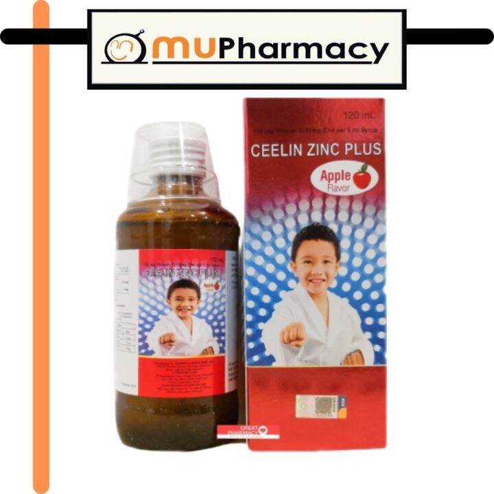 Ceelin Zinc Plus Syrup 120ML/ 2X120ML | Lazada