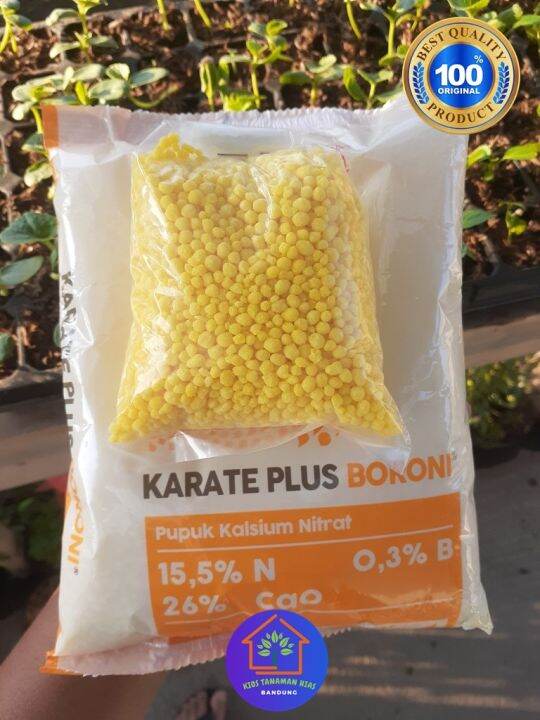 COD Pupuk Karate Plus Boroni Asli 250 Gram Repack Kalsium Nitrat Plus ...