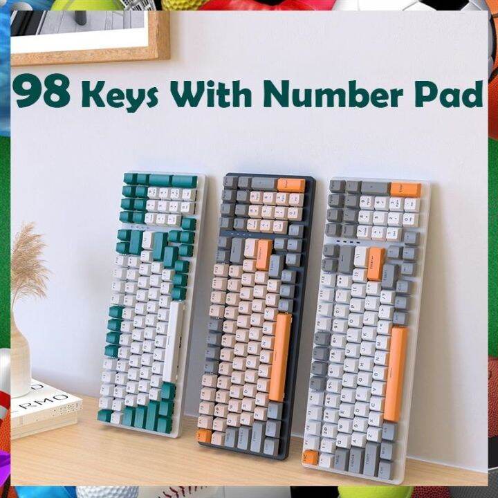 ۩ K3 K6 Tri-mode Mechanical Keyboard RGB 2.4G Wireless Bluetooth ...