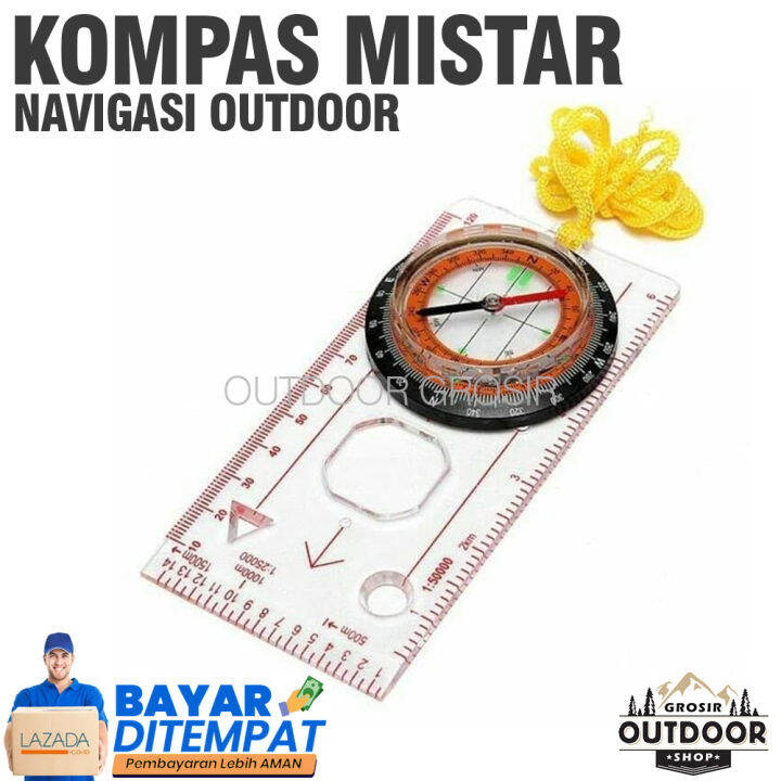 Kompas Penggaris Untuk Navigasi Outdoor- Kompas Mistar - Kompas Outdoor ...