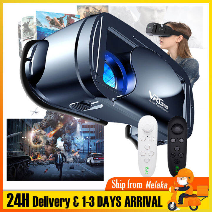 5 ~ 7 นิ้ว 120 มุมกว้าง VRG Pro 3D VR แว่นตาเสมือนจริงเต็มหน้าจอภาพ VR ...