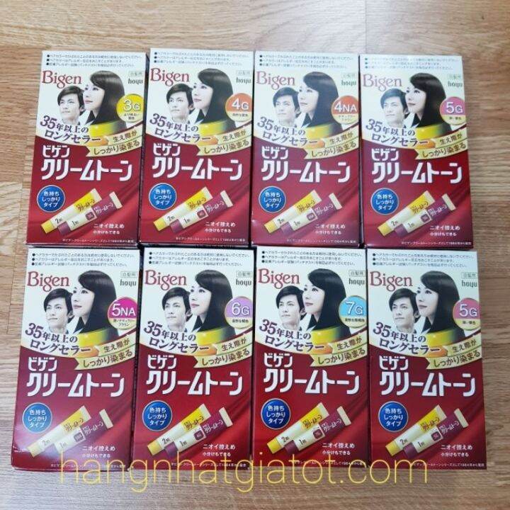 Thuốc nhuộm tóc phủ bạc Bigen (3G. 4G. 5G. 6G. 7G. 4NA . 5NA) - Nhật ...