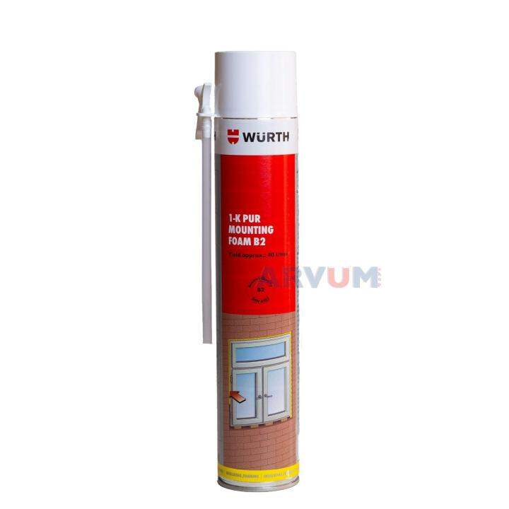 WURTH PU Foam สเปรย์โฟม สำหรับ อุดช่องว่าง รอยรั่ว รอยซึม รอยร้าว ...
