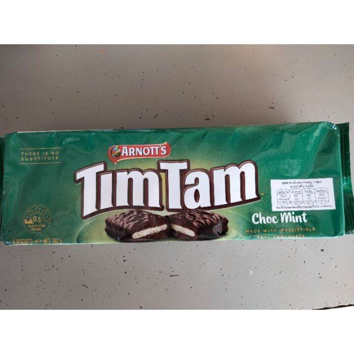 Sale Promotion ลองแล้วจะติดใจ🔹 Arnott's TimTam Chocolate Mint Biscuits ...