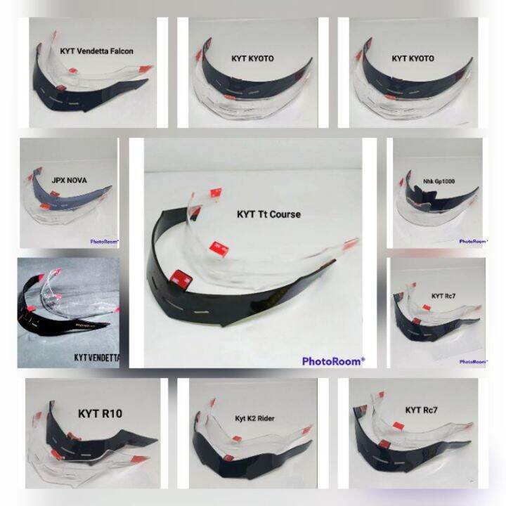 Spoiler Helm KYT Galaxy, Dj Maru, NHK GP1000, NJS Karous, Vendetta ...
