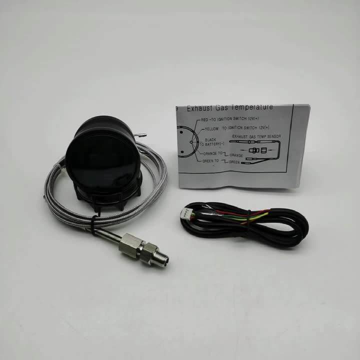 HD 52mm Digital Auto Car Exhaust Temperature Meter EXT Temp 0~130×10 ...