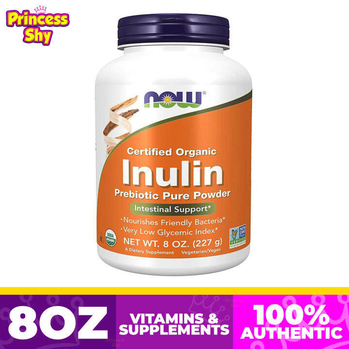 NOW Certified Organic Inulin Pure Powder Prebiotic 8oz | Lazada PH