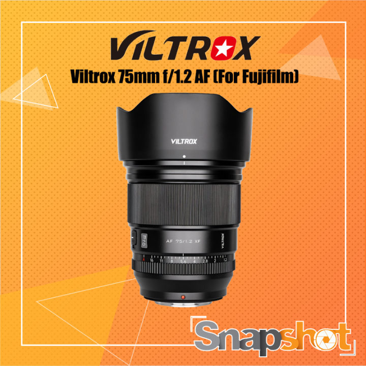Viltrox AF 75mm. f1.2 Pro (For Fujifilm X Mount) [รับประกันร้าน 1 ปี] Viltrox AF 75 f1.2 XF ...
