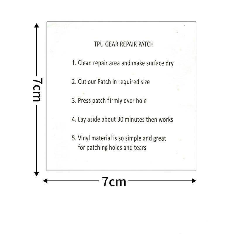 TPU โปร่งใส Patch Self กาวกันน้ำรั่วสติกเกอร์เต็นท์แหวนว่ายน้ำเสื้อกัน ...