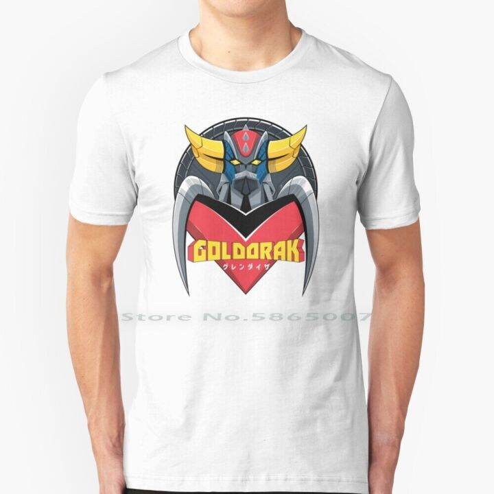 Goldorak T Shirt 100% Cotton Goldorack Goldorake Grendizer Grandiser ...