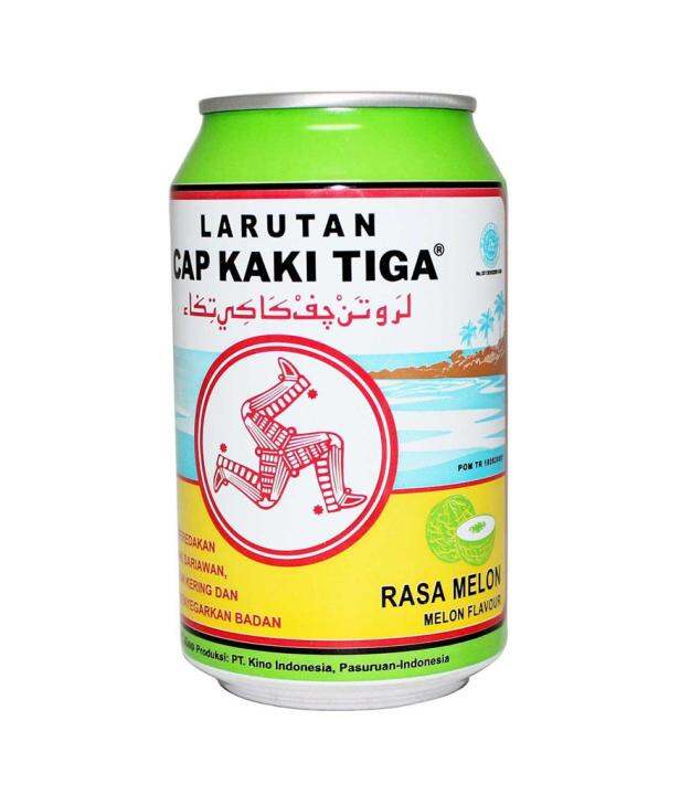 Larutan Cap Kaki Tiga 320 ml Kaleng Rasa Melon - Panas Dalam | Lazada Indonesia