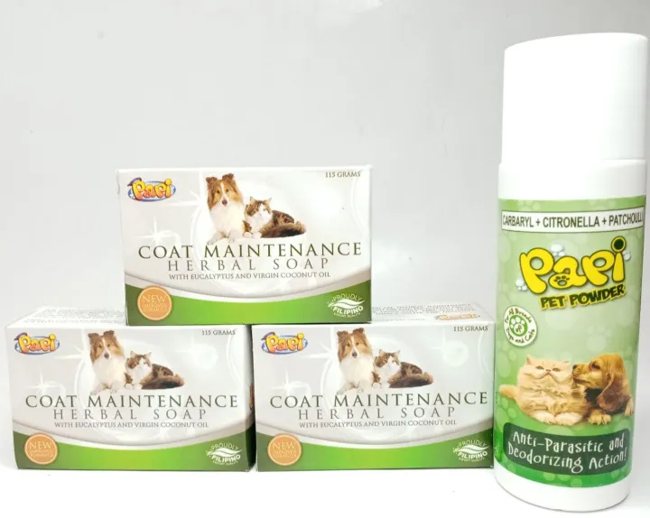 [VET SUPPORT] buy3 papi coat maintenance soap get1 100g papi pet powder ...