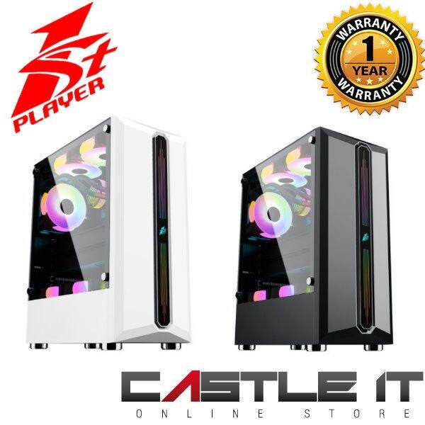 1st Player RAINBOW RB-3 RGB Tempered Glass ATX Casing RB3 TG Gaming ...