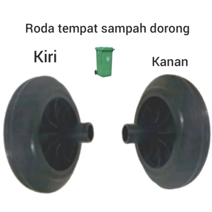Roda Tempat Tong Sampah Bak 8 Inch Garbage Trash Bin Sulo Green Leaf ...