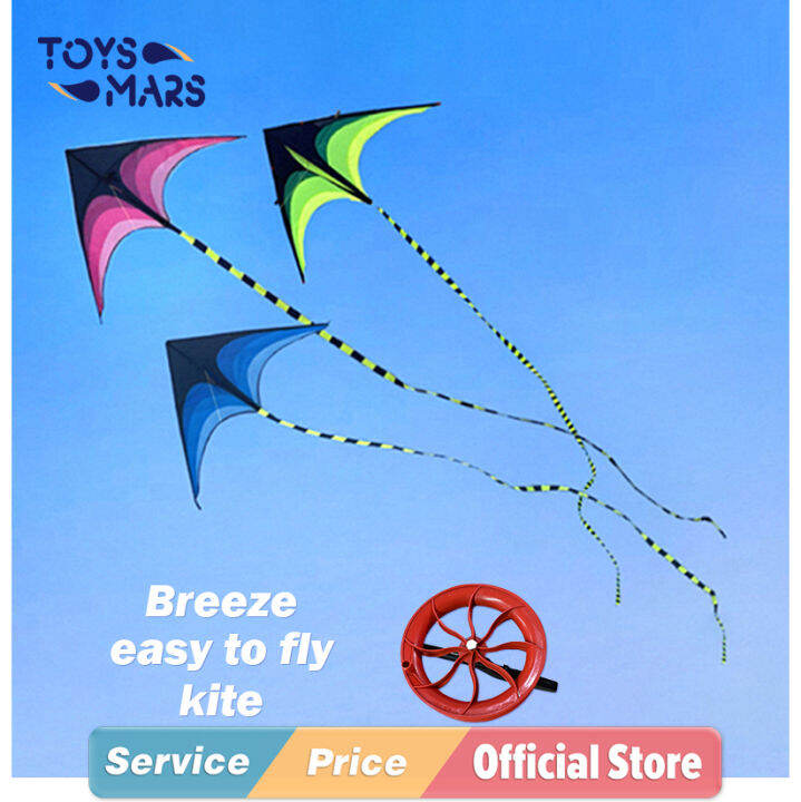 TOYSMARS Children's Kite Toy Breeze Easy-to-fly Kite Triangle Kite ...