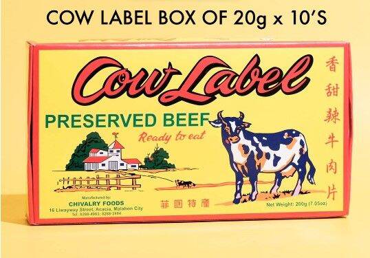 Cow Label Preserved Beef (Box of 10) | Lazada PH