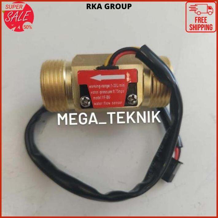 Water Flow Sensor 3/4 Brass Model Yf B6//Flow Sensor 3/4 Kuningan Yfb6 ... Water Flow Sensor 3/4 Brass Model Yf B6//Flow Sensor 3/4 Kuningan Yfb6 ...
