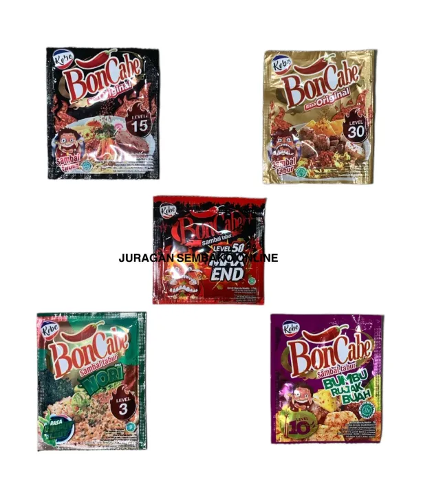 BONCABE BON CABE SACHET SABE BUBUK SERBAGUNA LEVEL 50 15 30 10 3 ...