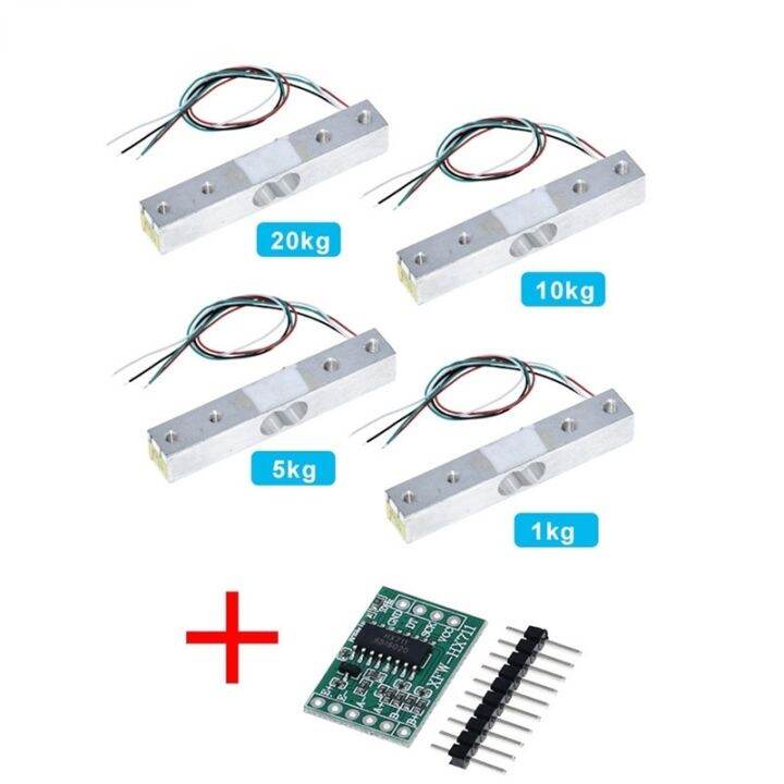 Load Cell 1KG 5KG 10KG 20KG HX711 AD Module Weight Sensor Electronic ...