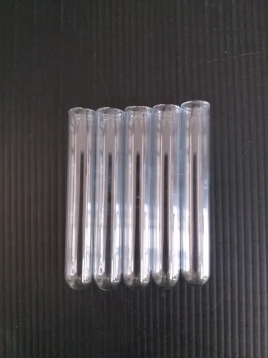 หลอดทดลองแก้ว Test Tube 12x75 MM. (5 ชิ้น / ชุด) อุปกรณ์วิทยาศาตร์ ...